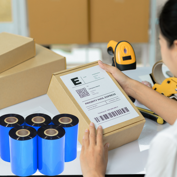 Electro Solution Barcode Resin Ribbons 85 x 300m - High-Quality Printing for Durability ...